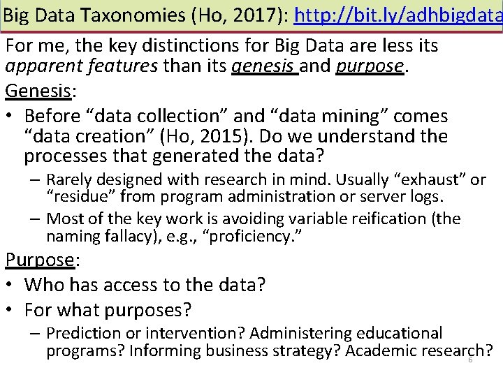 Big Data as Public Good An Example from