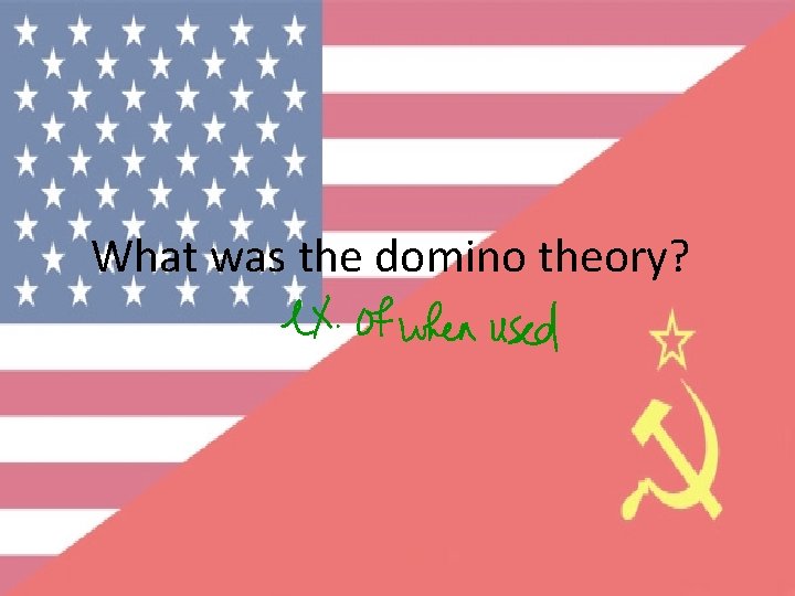 Cold War Domino Theory Bay of Pigs Perestroika