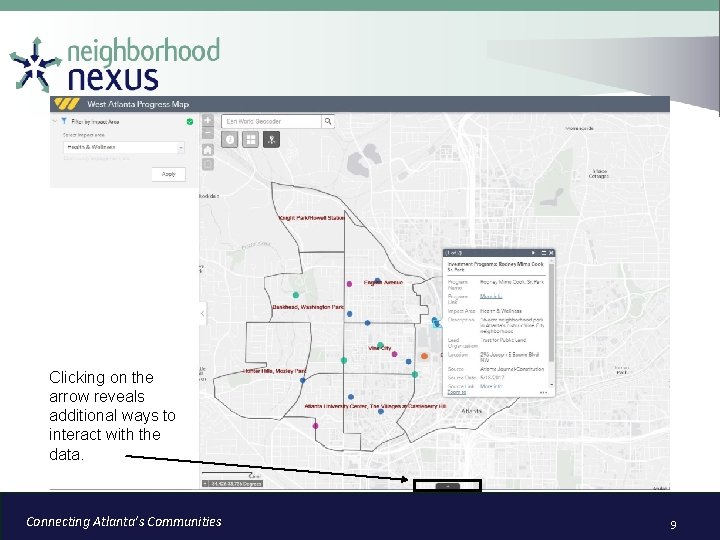 Westside Atlanta Westside Community Investment Map Bernita Smith
