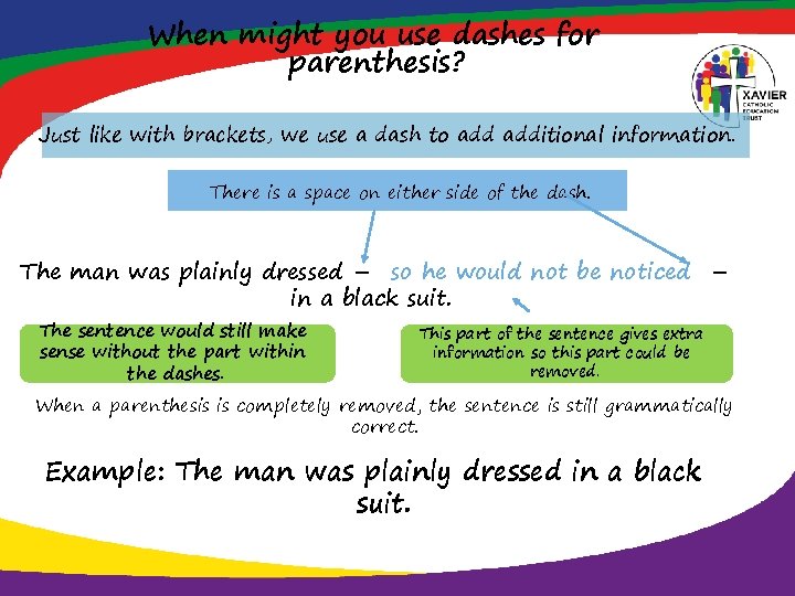 Year 5 SPAG BRACKETS DASHES AND COMMAS FOR