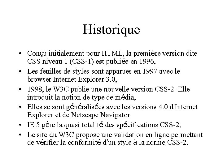 Chapitre 4 Les feuilles de styles CSS Cascading