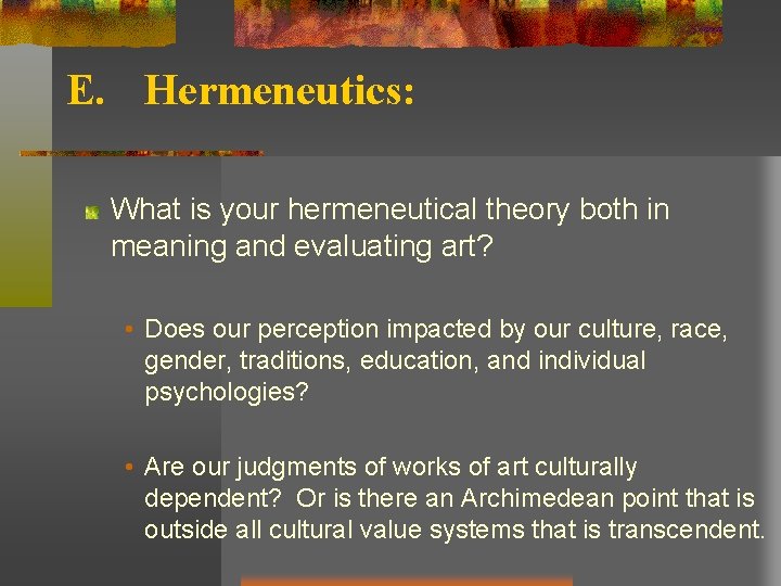 An Introduction Art is the difference between seeing