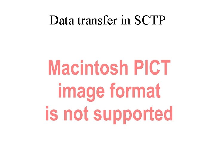 The Transport Layer How do we ensure that