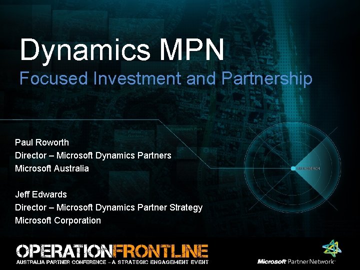 Dynamics MPN Focused Investment and Partnership Paul Roworth