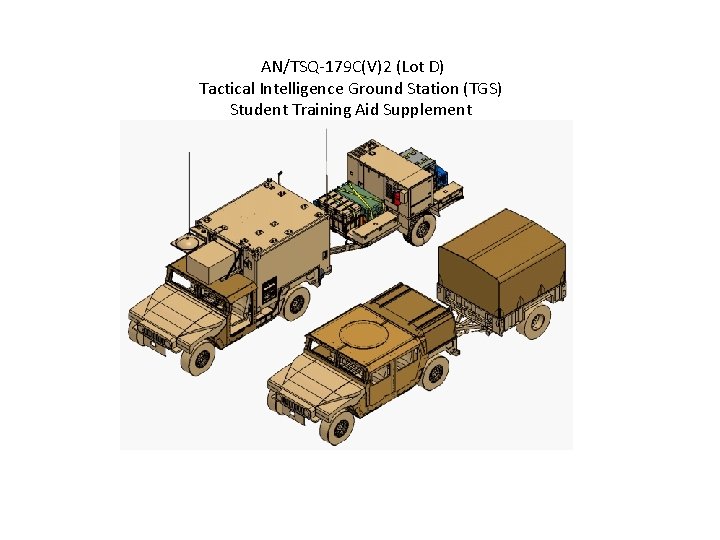 ANTSQ179 CV2 Lot D Tactical Intelligence Ground Station