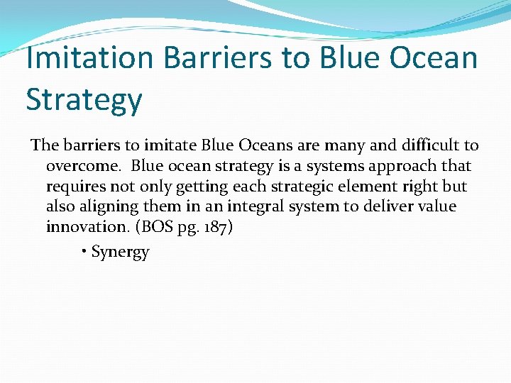 Conclusion The Sustainability and Renewal of Blue Ocean