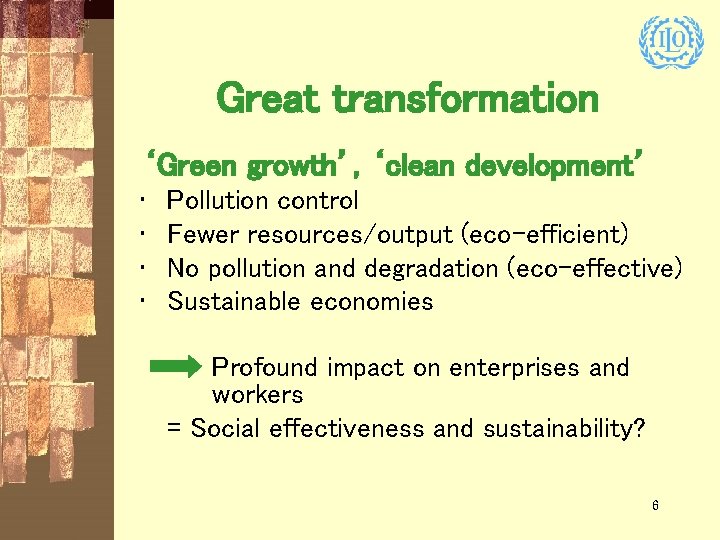 Sustainable Development and Green Jobs an overview Research