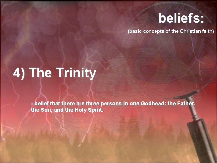 Basic Trinitarian Principles defined a monotheistic system of