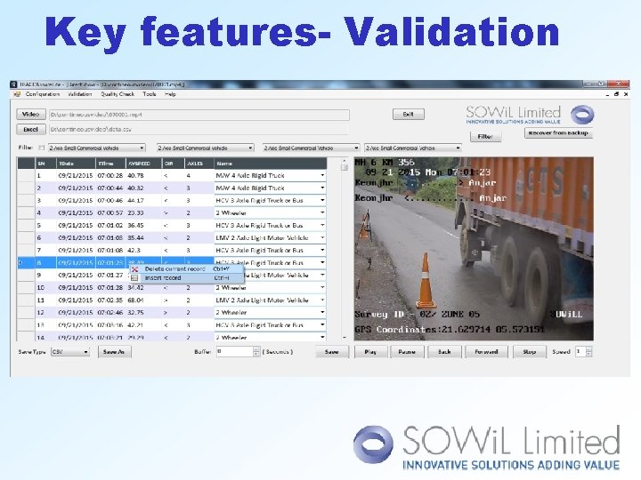A Brief Presentation on TRACCAssure Automatic Traffic Survey
