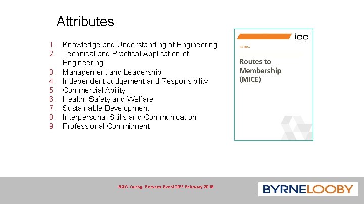 Attributes for Geotechnical Engineers David Beadman Attributes 1