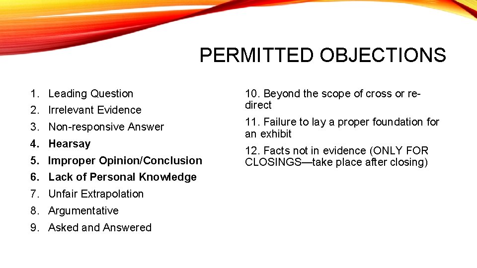 ANATOMY OF A TRIAL Opening Statements 1 st