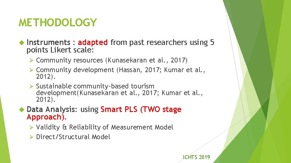 Modeling a Sustainable CommunityBased Tourism Development Framework for