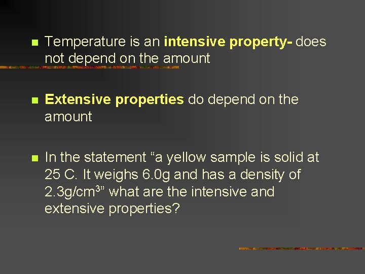 Metric System SI System n n Standard International