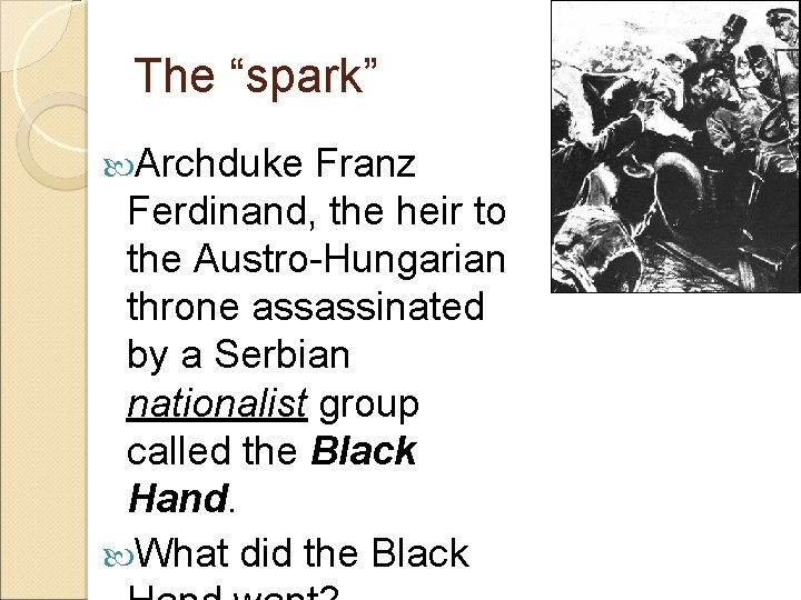 World War 1 The Great War The War