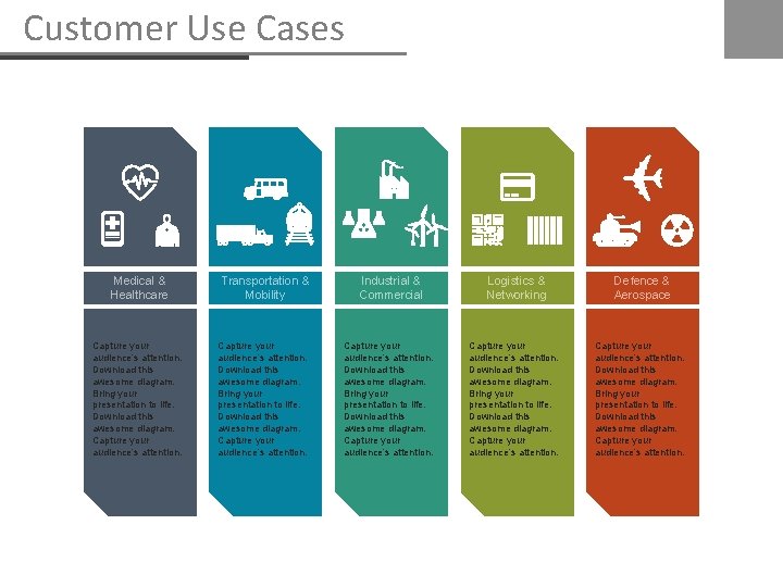Customer Use Cases Medical Healthcare Capture your audiences