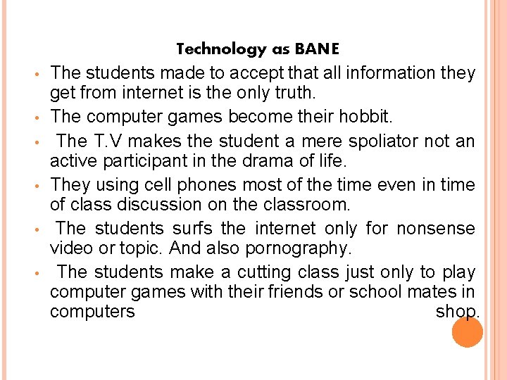 TECHNOLOGY BOON OR BANE WHAT IS TECHNOLOGY Technology