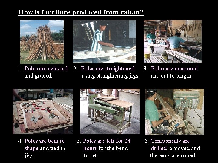 TRANSFER OF TECHNOLOGY MODEL RATTAN FURNITURE MAKING UNIT