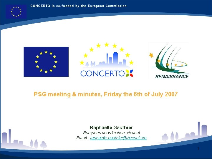 PSG meeting minutes Friday the 6 th of