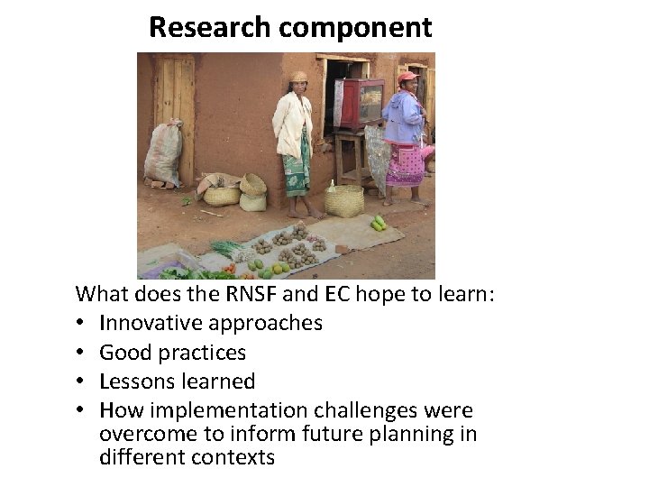 Research Network Support Facility RNSF Research Network Support