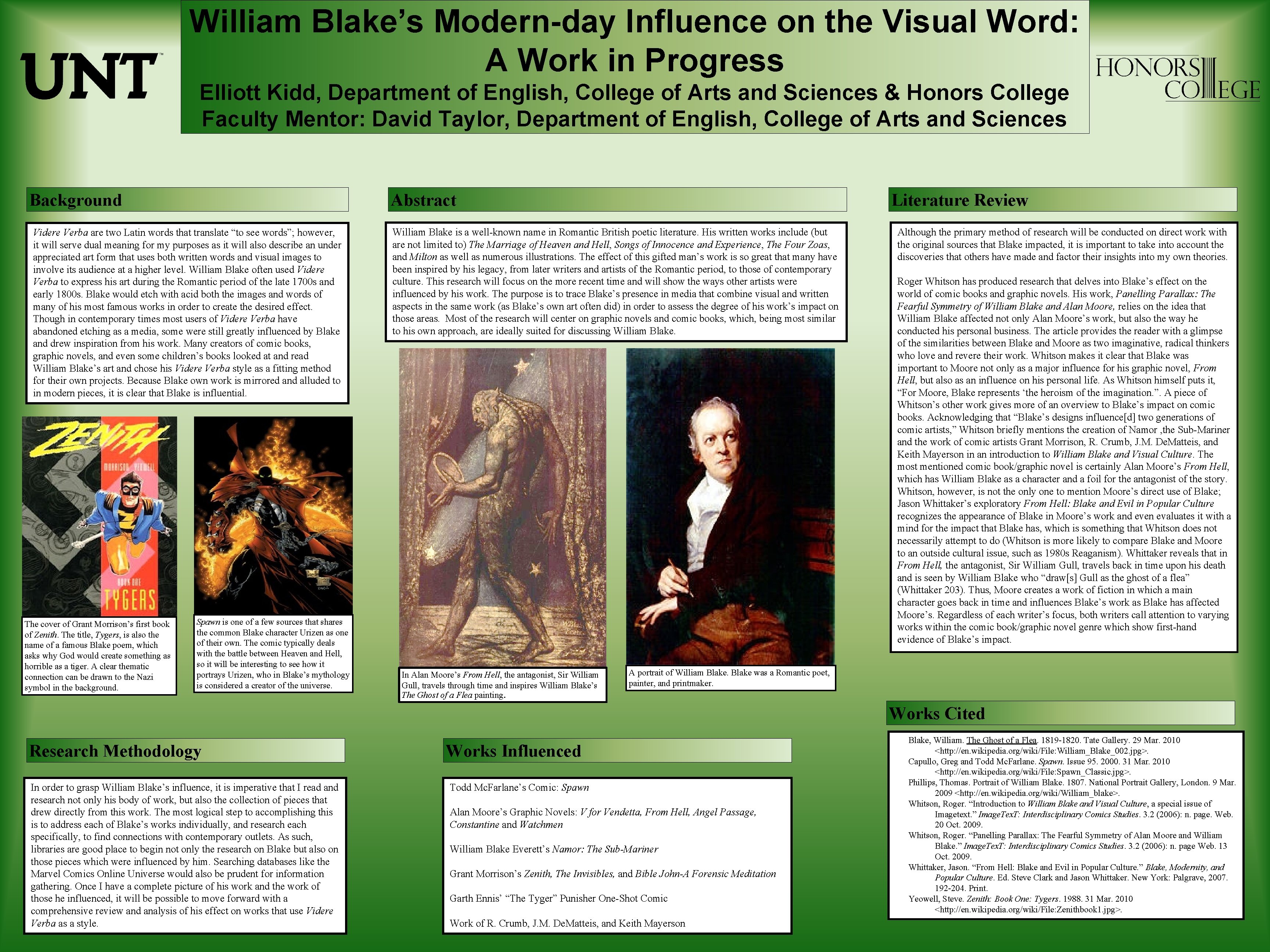 William Blakes Modernday Influence on the Visual Word