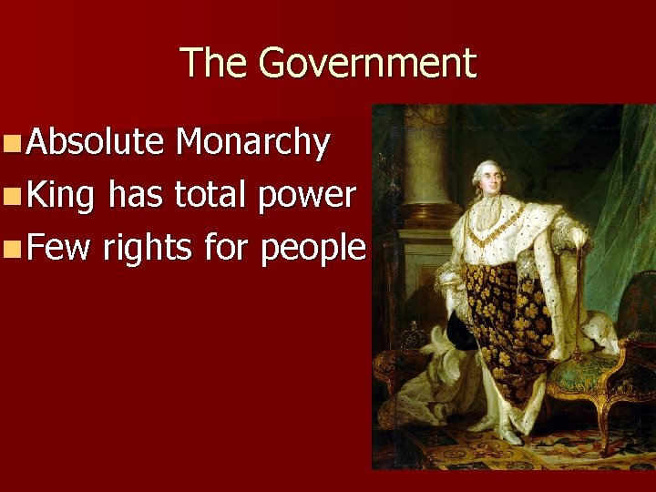 The French Revolution The Causes EQ What were
