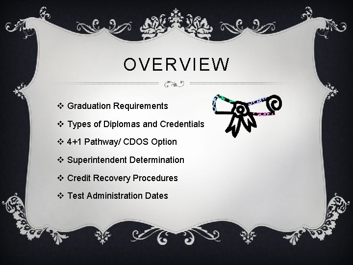 GRADUATION REQUIREMENTS AND DIPLOMAS Taylor Eichenlaub School Guidance