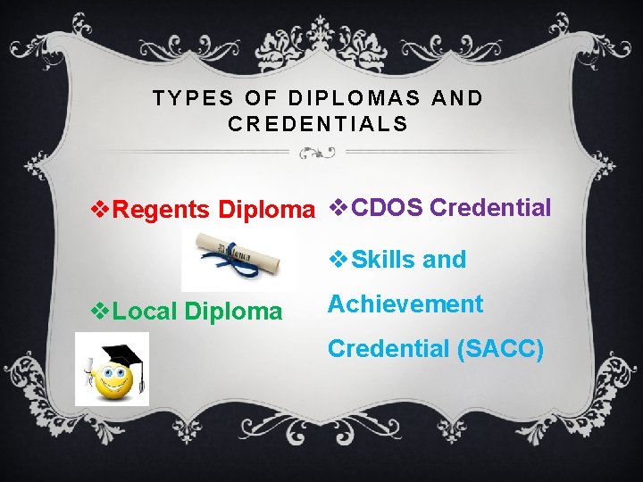 GRADUATION REQUIREMENTS AND DIPLOMAS Taylor Eichenlaub School Guidance