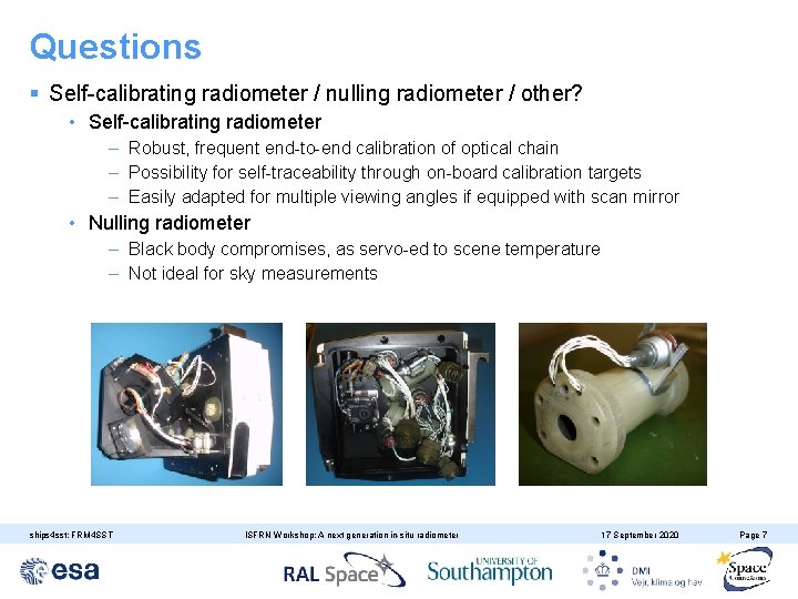 A next generation insitu radiometer Arrow Lee Tim