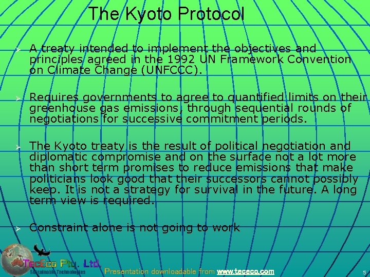 Sustainability Workshop st Hobart 1 May 2008 Presentation