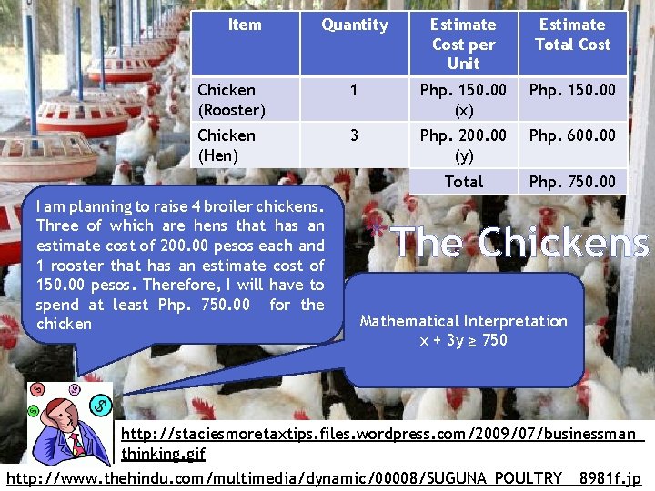 Budget Proposal for Raising Broiler Chicken http quinnscommentary