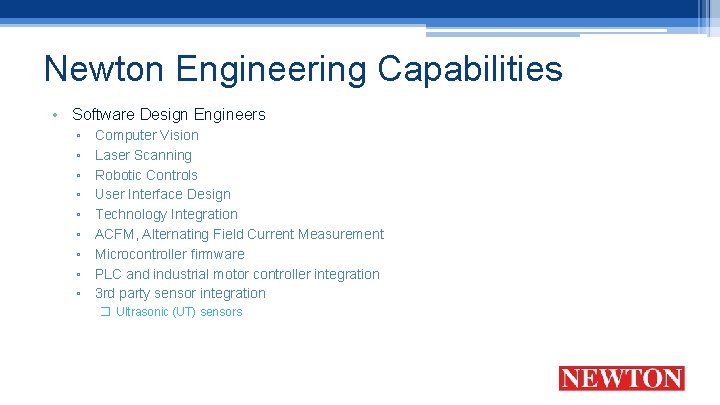 Newton Labs Underwater Laser Scanning In the beginning
