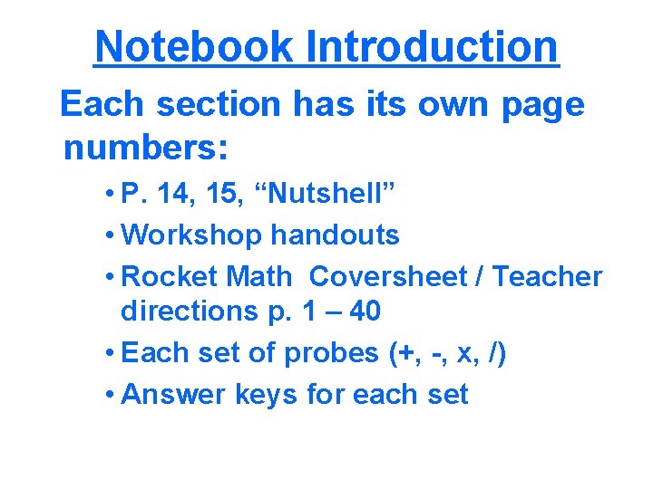 Rocket Math Randi Saulter Don Crawford Ph D