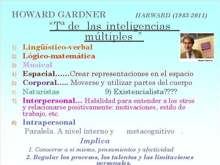 LAS INTELIGENCIAS MLTIPLES APRENDIENDO SOBRE M T tambin