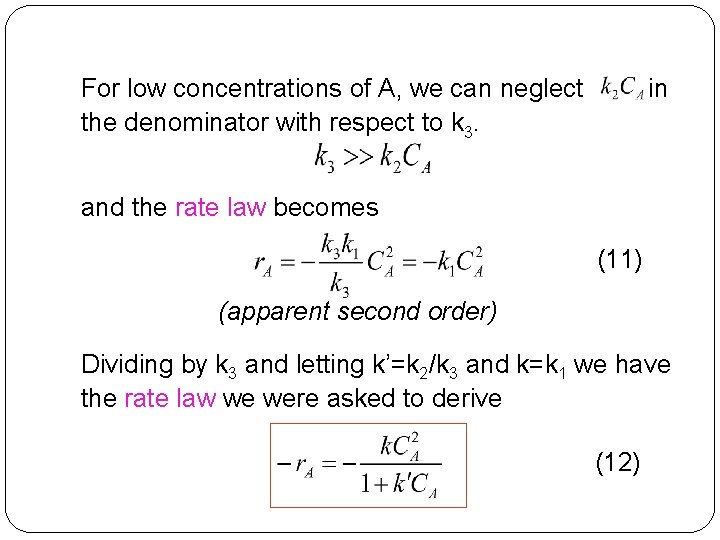 Lecture 14 Chemical Reaction Engineering CRE is the