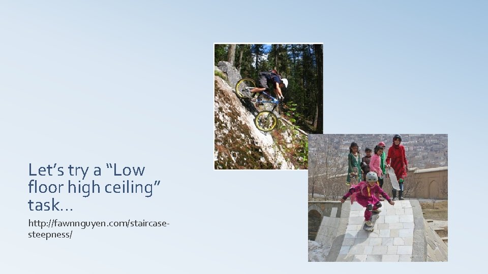 Differentiation in Math Two possible strategies and some