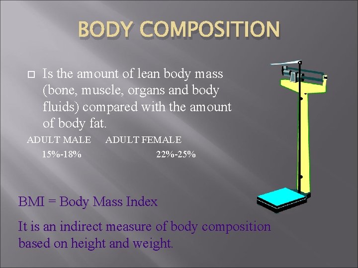 Health Unit 2 COMPONENTS OF PHYSICAL FITNESS Fitness