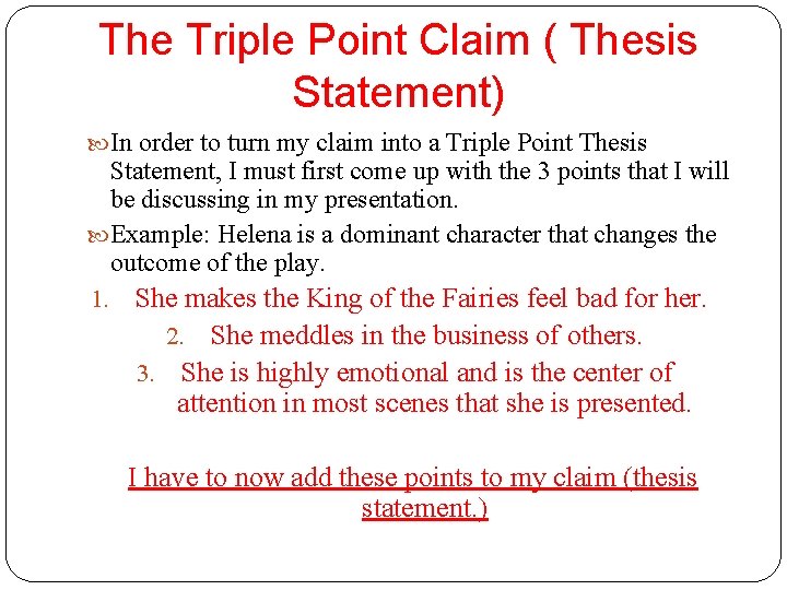 The Writing Roadmap Mrs Hoover 10 th Literature