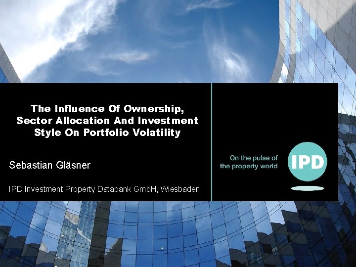 The Influence Of Ownership Sector Allocation And Investment