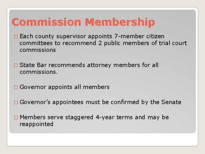 THE MERIT SELECTION PROCESS Prepared by Judge Dan