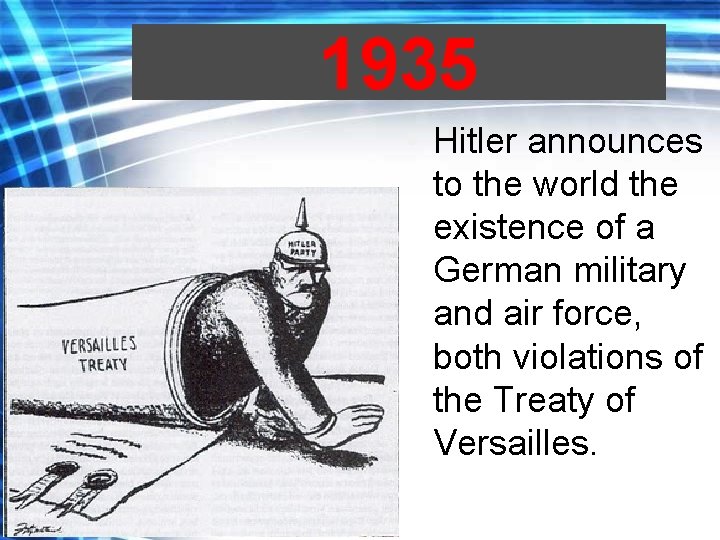 WWII Causes Treaty of Versailles Negotiated treaty by