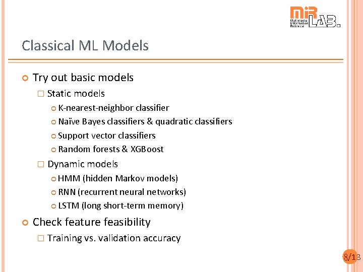 SOP for Machine Learning J S Roger Jang