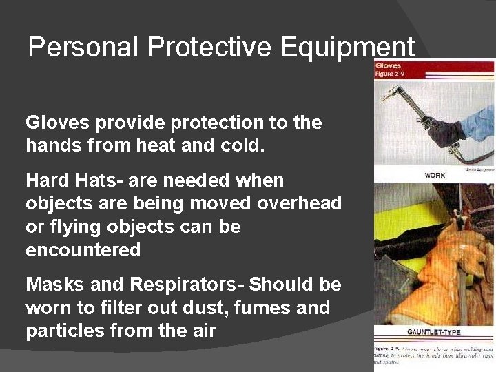 Safety Unit PROPER SHOP ATTIRE AND BEHAVIOR Farm