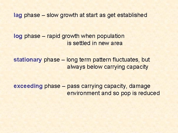 B CHANGES IN POPULATION SIZE 1 Population growth