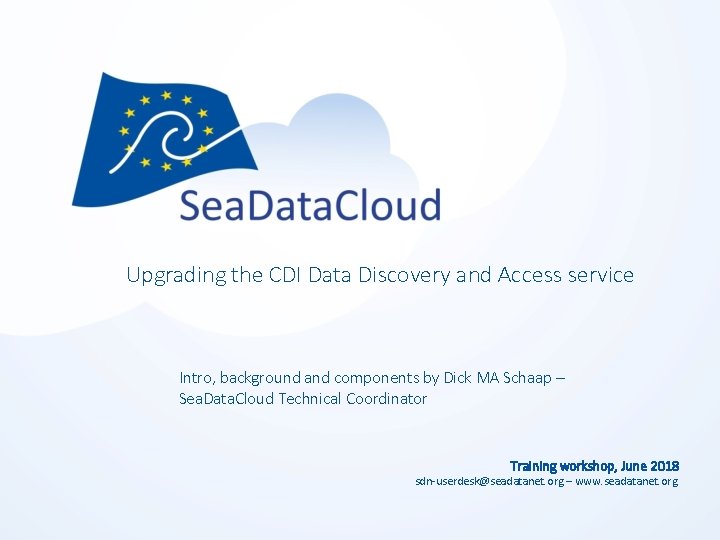 Upgrading the CDI Data Discovery and Access service