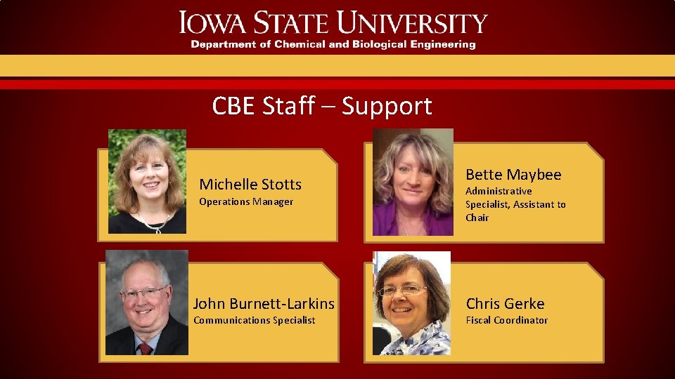 Welcome to CBE At a Glance Students 807