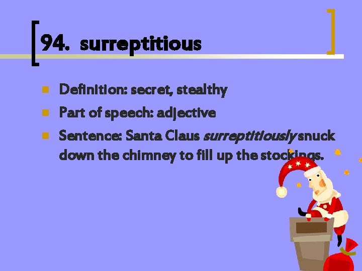 Vocabulary 19 91 100 91 superficial n n