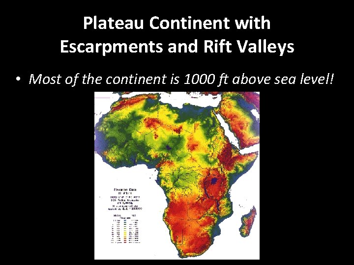THE PHYSICAL GEOGRAPHY OF SUB SAHARAN AFRICA Factors