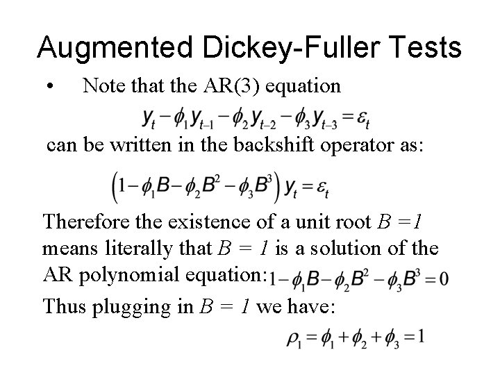 Unit Root Augmented DickeyFuller ADF Test How to