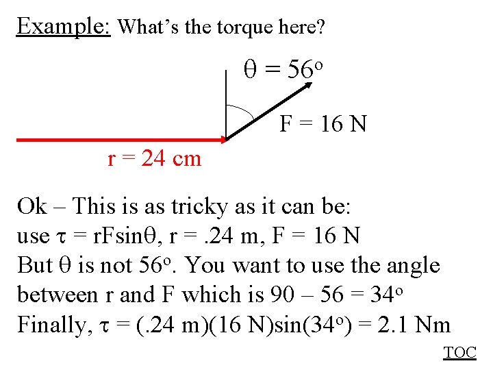 Angular Mechanics Torque and moment of inertia Contents