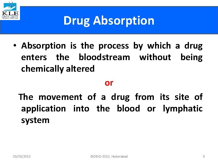 Enhancing Drug Bioavailability by Overcoming Intestinal Metabolism Dr
